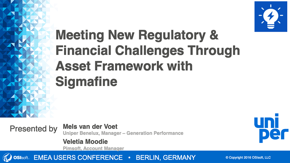Uniper – Meeting New Regulatory & Financial Challenges Through Asset ...